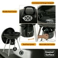 "Master Cook BBQ 22"" Round Portable Charcoal Kettle Grill for Outdoor ...