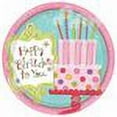 Happy Birthday 'Party On Celebration' Extra Large Paper Plates (8ct ...