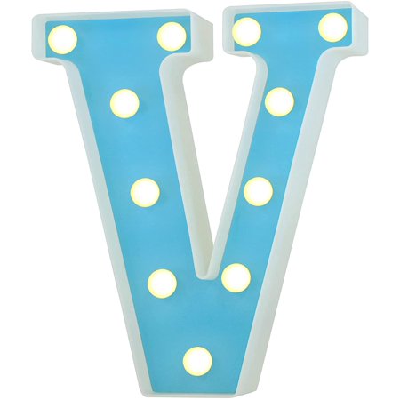 LED Letter Lights, Orange Light Up Alphabet Sign, Colorful DIY Marquee ...