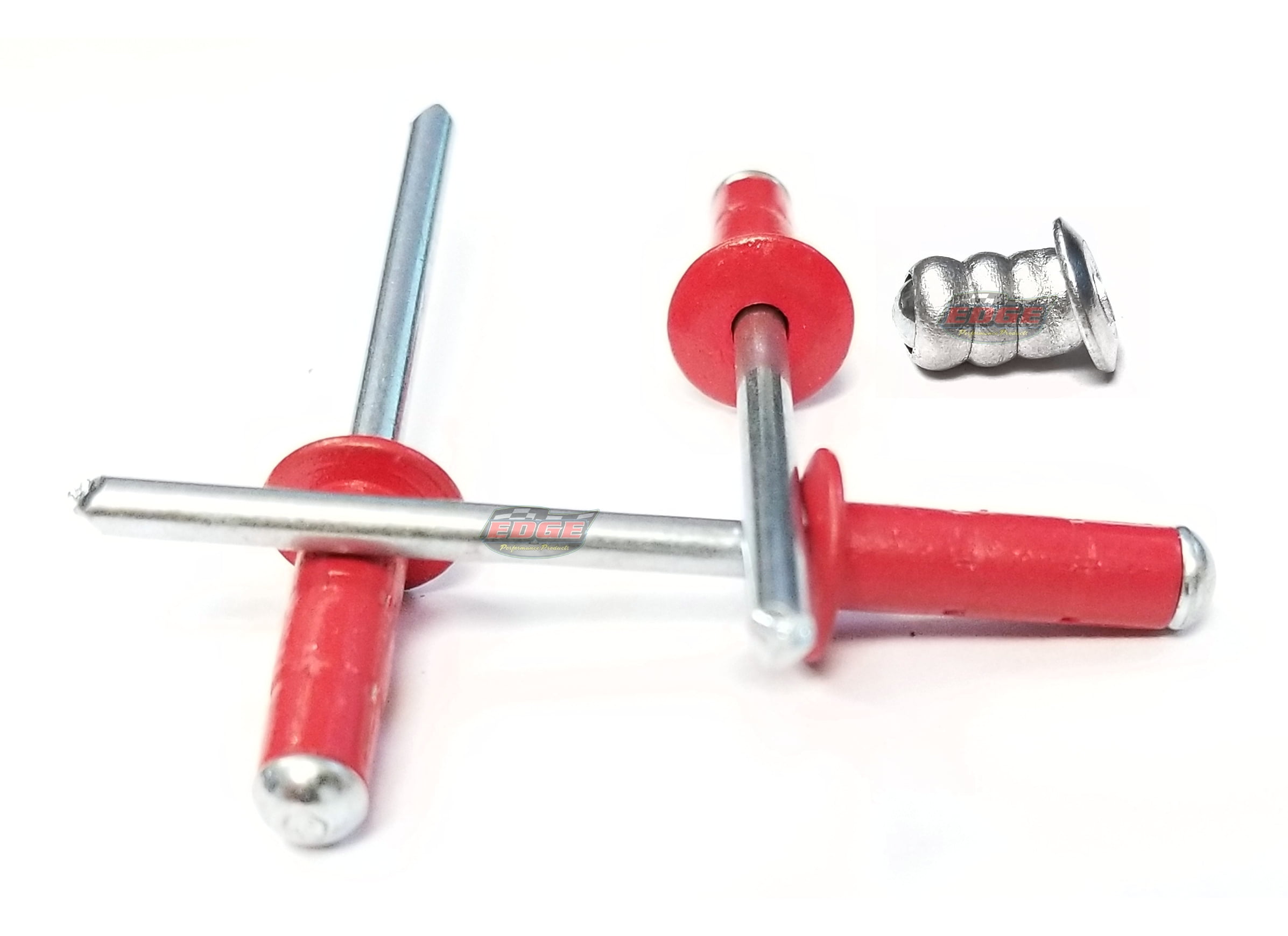 Red 3/16" Aluminum Small Head with Steel Mandrel Multi Grip Pop Rivets ...