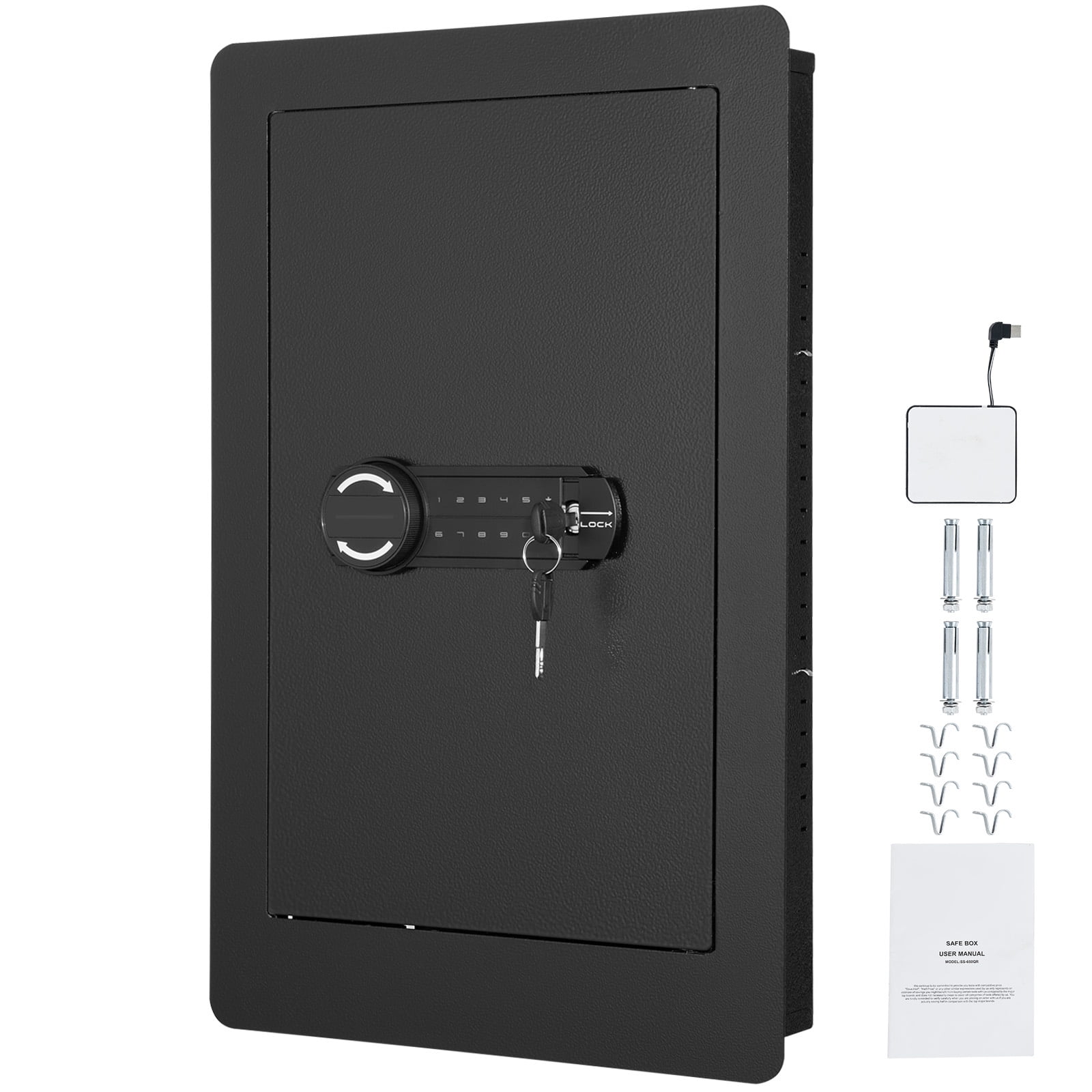 Click here for Kffkff 25.59 High Concealed Wall Safe  Keypad Acce... prices