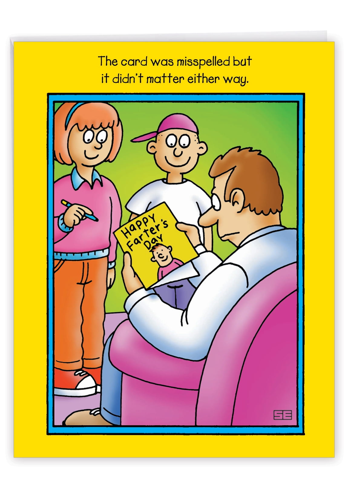 NobleWorks 1 Jumbo Funny Happy Father s Day Greeting Card 8 5 X 11 nobleworks-1-jumbo-funny-happy-father-s-day-greeting-card-8-5-x-11