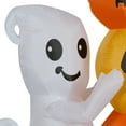 Airblown Inflatables 5' Cute Ghost with Pumpkin Stack, Spooky Halloween ...