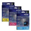 Brother LC10EC, LC10EM, LC10EY Extra High Yield Ink Cartridge Set ...