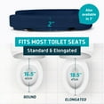 Lunderg Toilet Seat Riser for Seniors - Adds 2 inches. Universal Fit ...