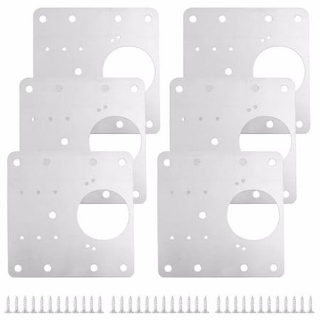 Enqiretly 6piece Mounting Stainless Steel Kitchen Cabinet Brackets With ...