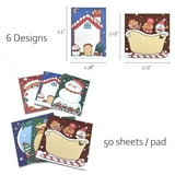 Wrapables Happy Holidays Christmas Sticky Notes, Adhesive Winter ...
