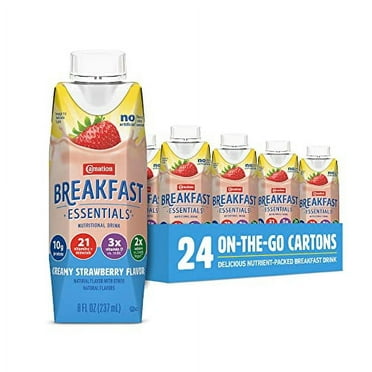 Carnation Instant Breakfast Powder, Strawberry, 10 Pk/1.26 Oz.Packets ...