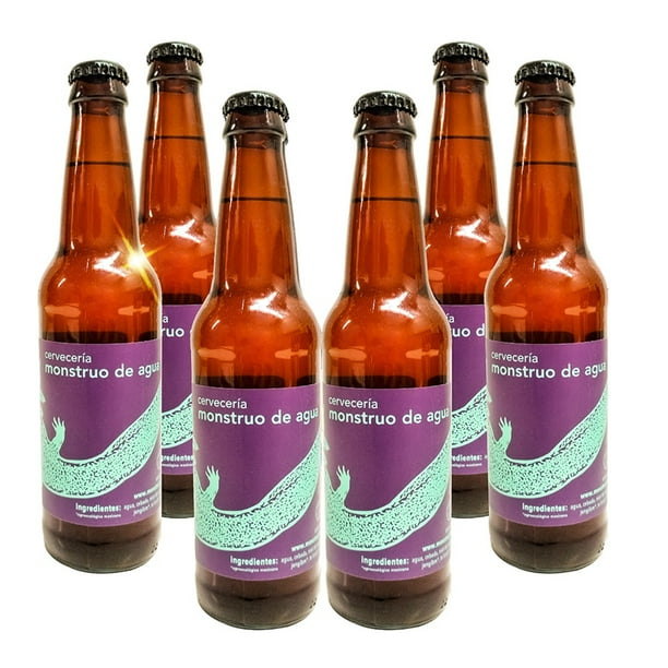 Six Pack Cerveza Artesanal Monstruo De Agua Sugoi 355 Ml Monstruo de ...