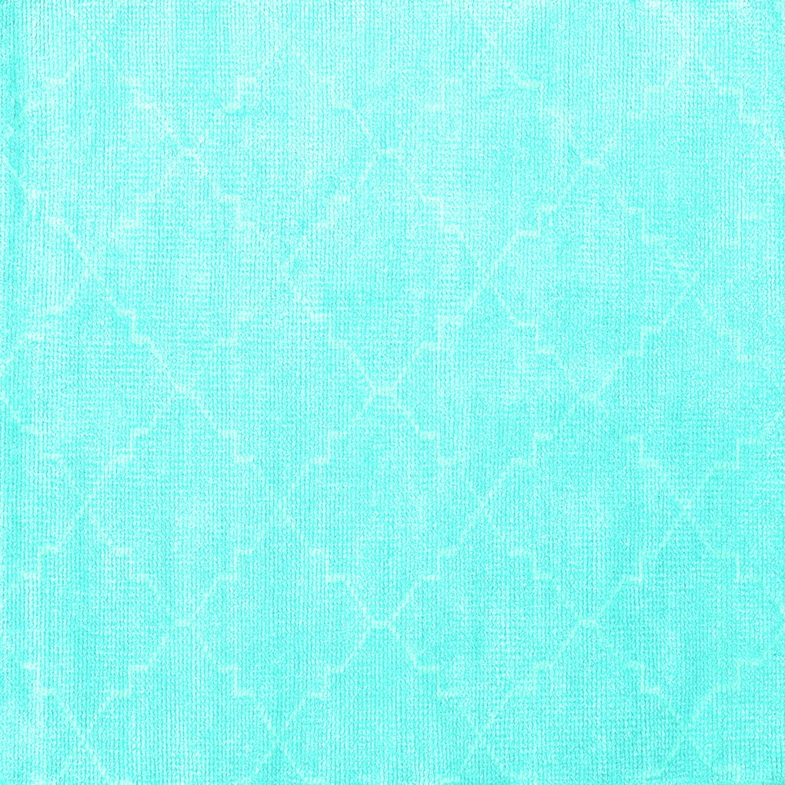 Ahgly Company Machine Washable Indoor Square Abstract Turquoise Blue ...