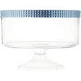 Luxury Small Clear Plastic Trifle Container With Dazzling Blue Gems - 5 ...