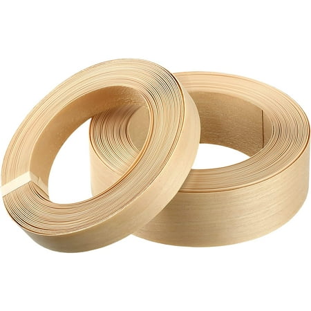 2 Pieces Birch Wood Veneer Edge 3/4 and 1ICHUDAN 1/2 Inch x 25ft ...