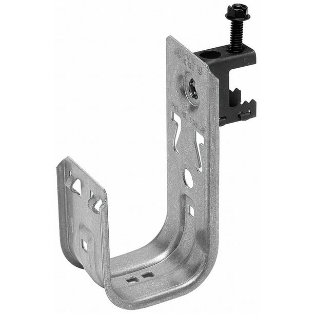 Eaton B-Line J-Hook,W/ Pin,1/8-1/2" Flange,2" Max Cap BCH32-C1 ...