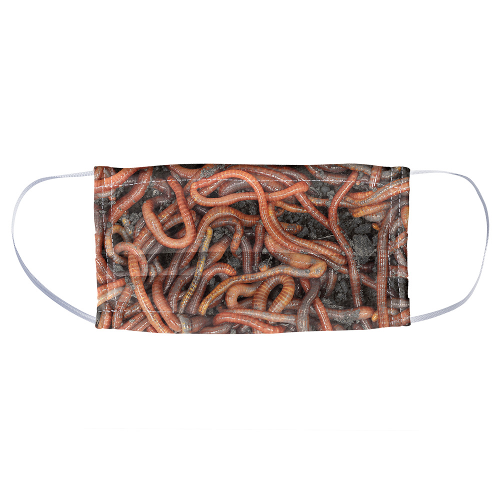 Pile of Worms 1-Ply Reusable Face Mask Covering, Unisex - Walmart.com