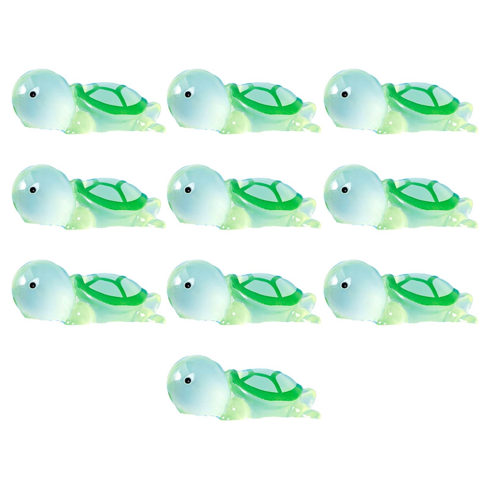 Set of 10 Realistic Turtle Ornaments - Creative Eye-Catching Luminous ...