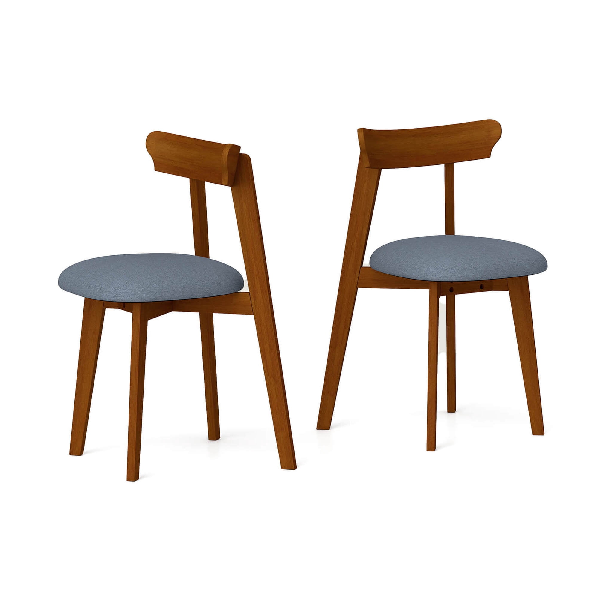 Click here for Costway Wood Dining Chairs Set Of 2 With Rubber Wo... prices