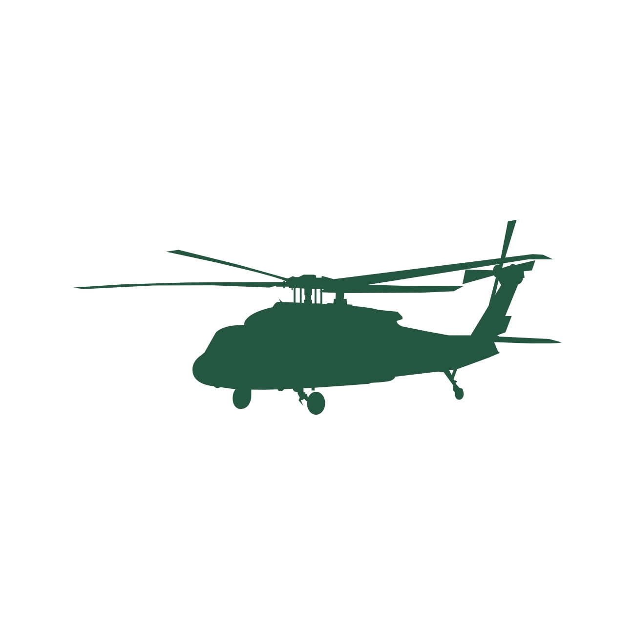 UH-90 Black Hawk Sticker Decal Die Cut - Self Adhesive Vinyl ...