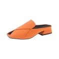 BRICH Women's Slip-On Sandals Solid Color Elegant Comfy Chunky Heel ...