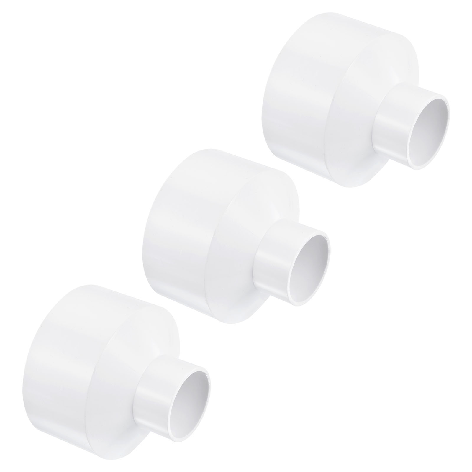 Uxcell 110mm to 50mm ID PVC Reducer Pipe Fitting Straight Adapter ...