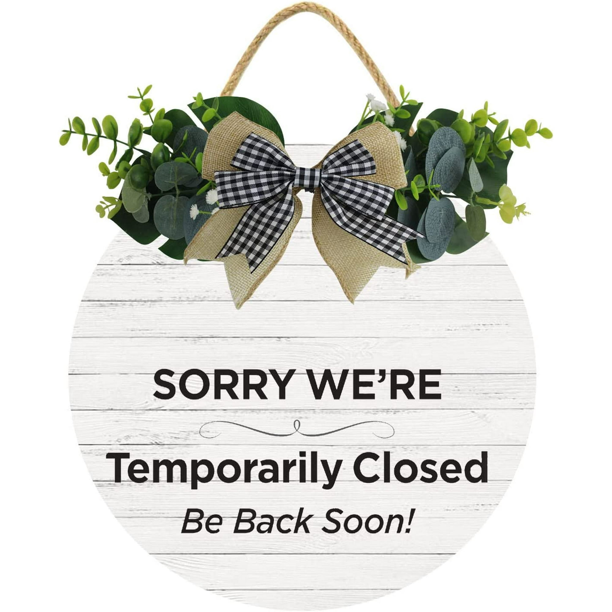 Office Closed For Lunch Sign