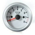 2 Inch 52Mm Car Tachometer Gauge 0-8000RPM Blue LED Rev Counter Meter ...