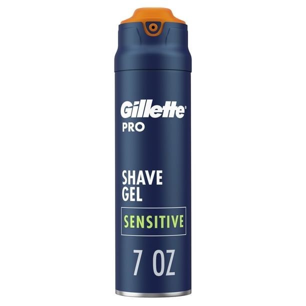 Gillette Pro Shaving Gel for Men, Fragrance Free, 7 oz - Walmart.com