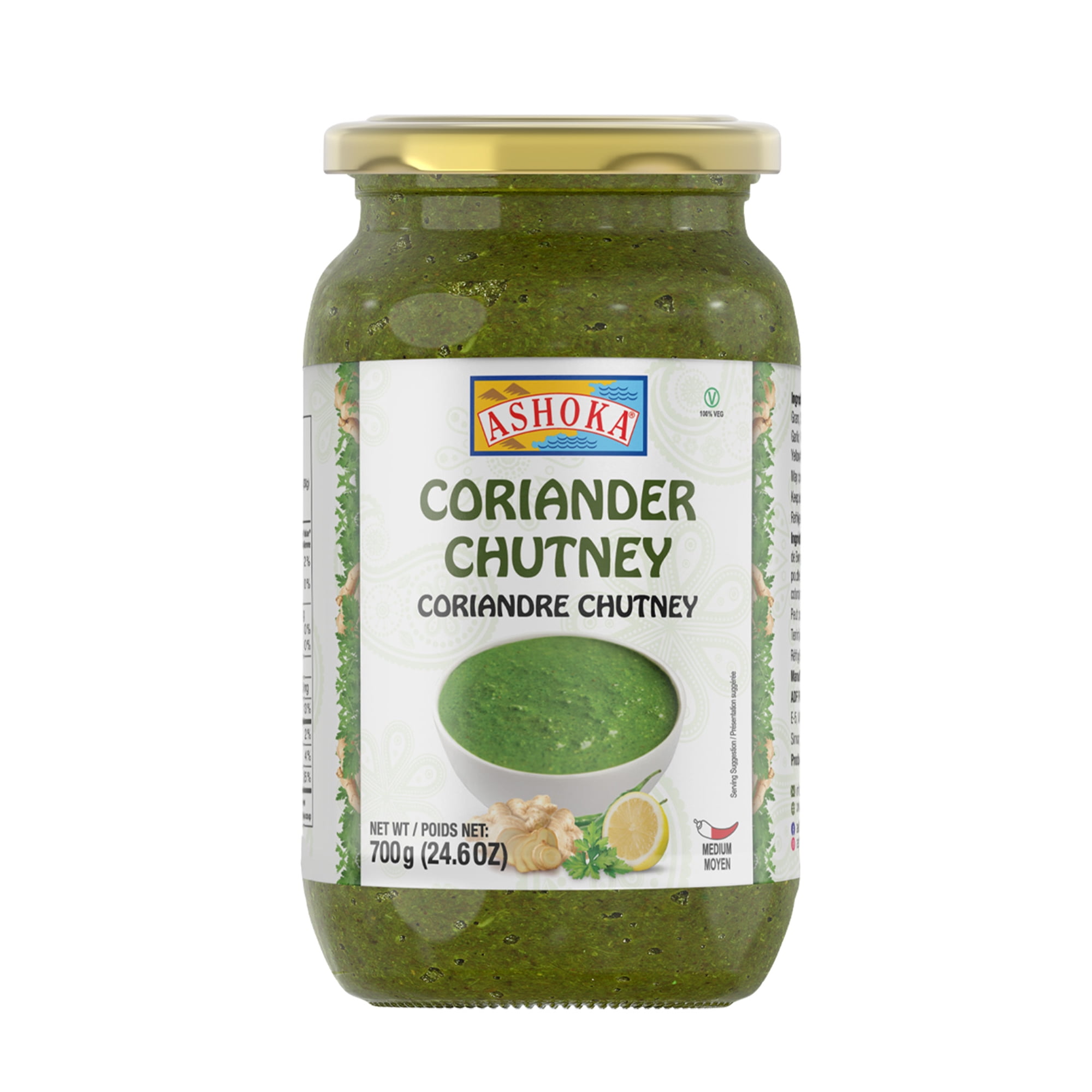 Click here for Ashoka Chutney Coriander In Glass Jar 700g 700 G prices