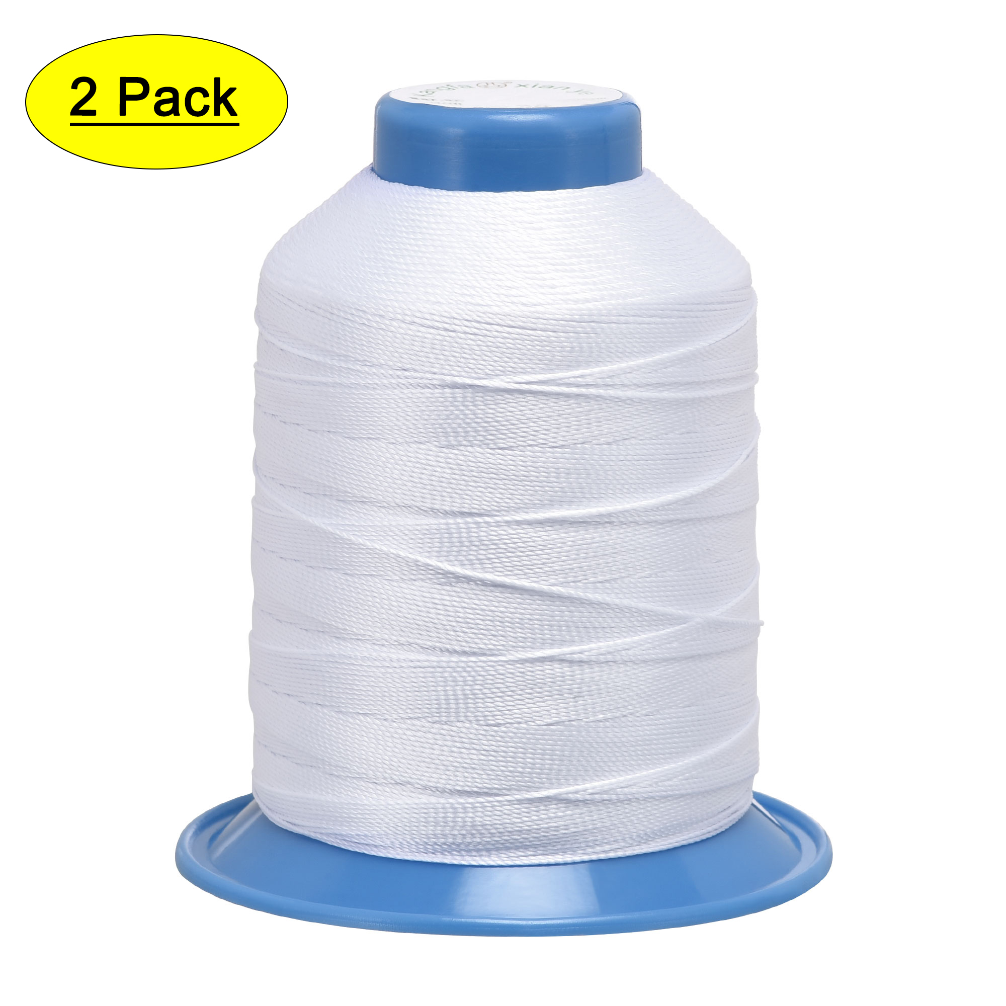 Uxcell 710 Yards 420D/0.45mm Extra Strong Bonded Polyester Threads ...