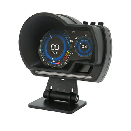HUD Display, RPM Alarm Black OBD GPS Car HUD 9 Interfaces For OBD II ...