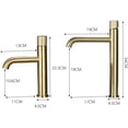 Bathroom Faucet Solid Brass Bathroom Basin Faucet Hot Water Mixer Sink ...