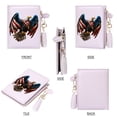 Casual Women Wallet Cute Print Women Wallet PU Leather Multi Card Slots ...