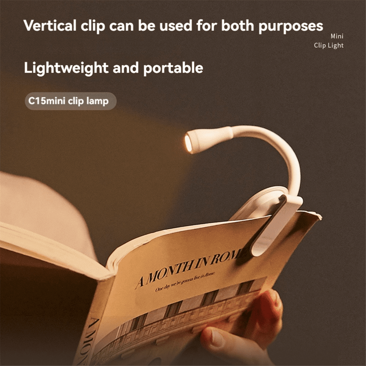 Click here for Unbranded Book Light 3 Color Reading Light Usb Rec... prices