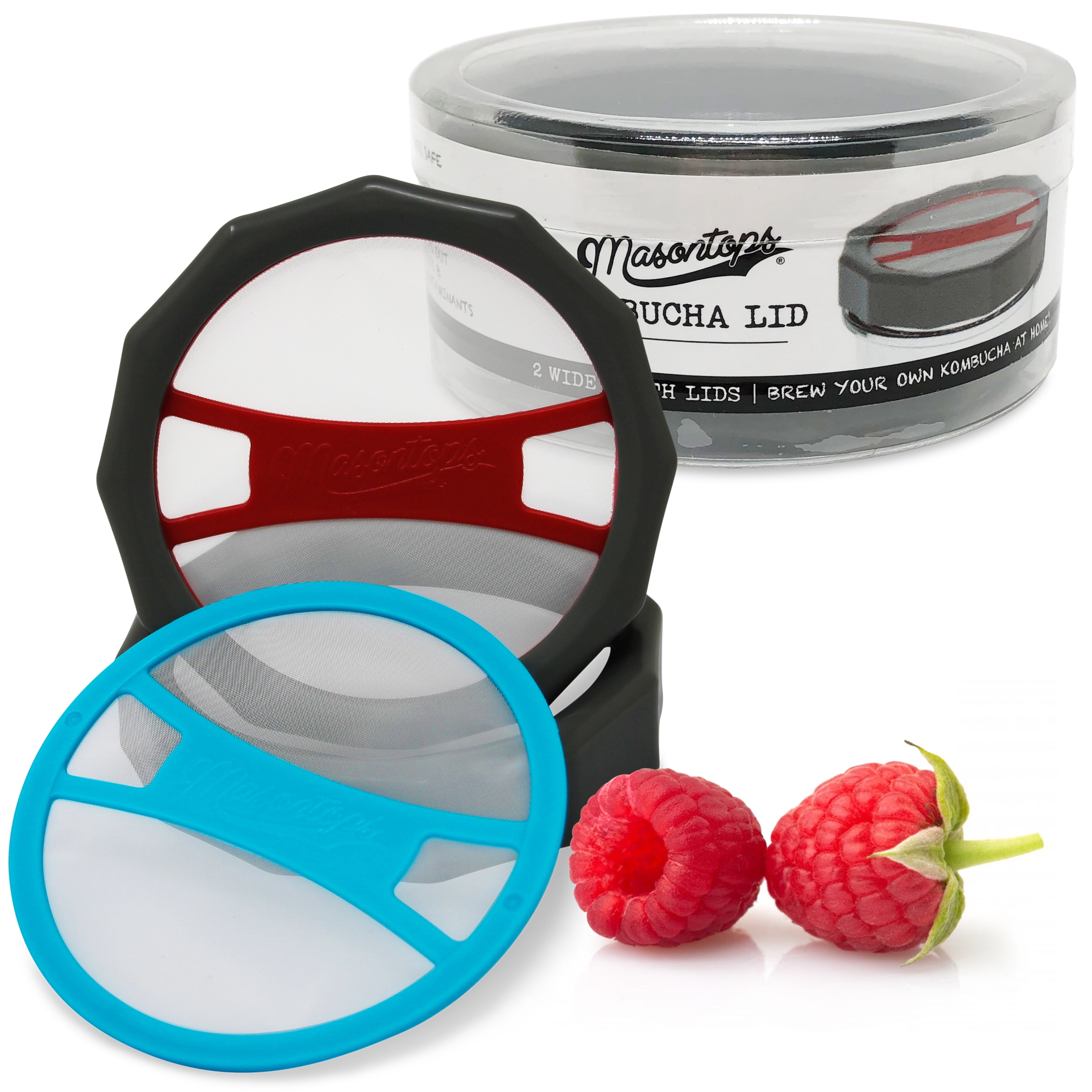 Masontops Kombucha Lid - Home Brewing Mason Jar Supplies - Live Organic ...