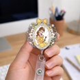 Beauty and the Beast Badge Reel, Belle and Beast ID Holder, Cute Disney ...