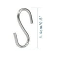 150 Pieces Mini S Hooks Metal S-Shaped Wire Hook Hangers for , Hanging ...