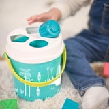 Miniland Feel to Learn: Shape Sorting Bucket, Turquoise - Walmart.com