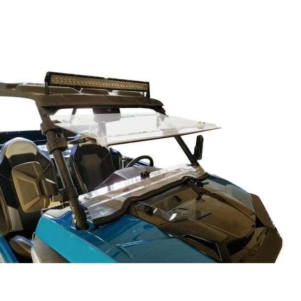 Kojem Scratch Resistant 3-in-1 Adjustable Flip Clear Windshield Heavy ...