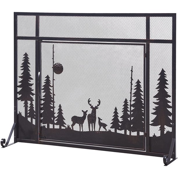 Glass Fireplace Cover