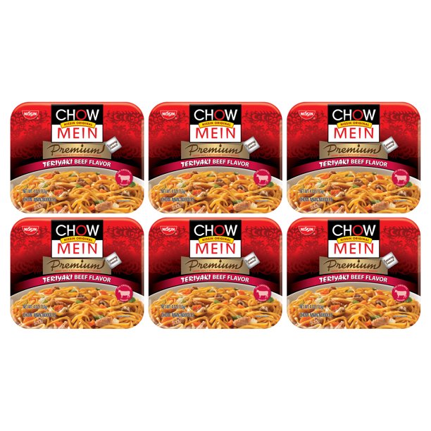 (6 pack) Nissin Teriyaki Beef Flavor Chow Mein Noodles, 4 oz - Walmart.com