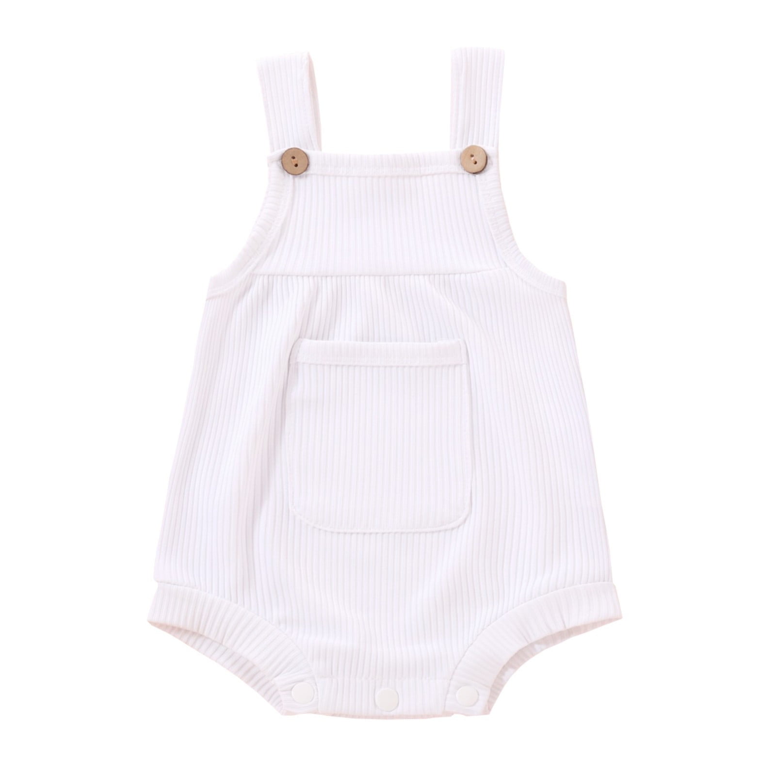 Click here for Abatab Kids Baby Girls Ribbed Bodysuit Sleeveless... prices