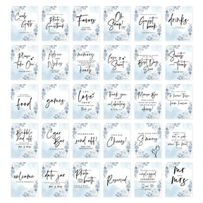 Koyal Wholesale Brush Script Wedding Signs Bundle Set for Ceremony ...