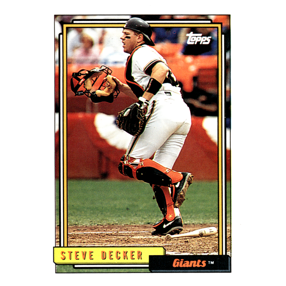1992 Topps Steve Decker #593 - Walmart.com