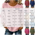 Craaazy Plus Size Womens 3/4 Sleeve Tops Crew Neck Solid Color Loose ...