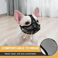 Short Snout Dog Muzzle, Soft Breathable Mesh Bulldog Muzzle Won’t Cover ...