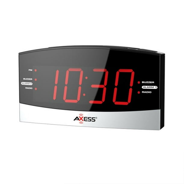 Axess Alarm Clock Radio - Walmart.com
