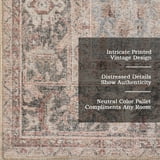 Nuloom Hillstone Collection Traditional Vintage Medallion Area Rug, 9 ...