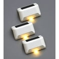 Rail Mounted Solar Deck Lights - White - Set of 3 - Walmart.com