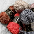 JubileeYarn Chenille Yarn - Worsted Weight - 100g/Skein - Zenzai - 4 ...