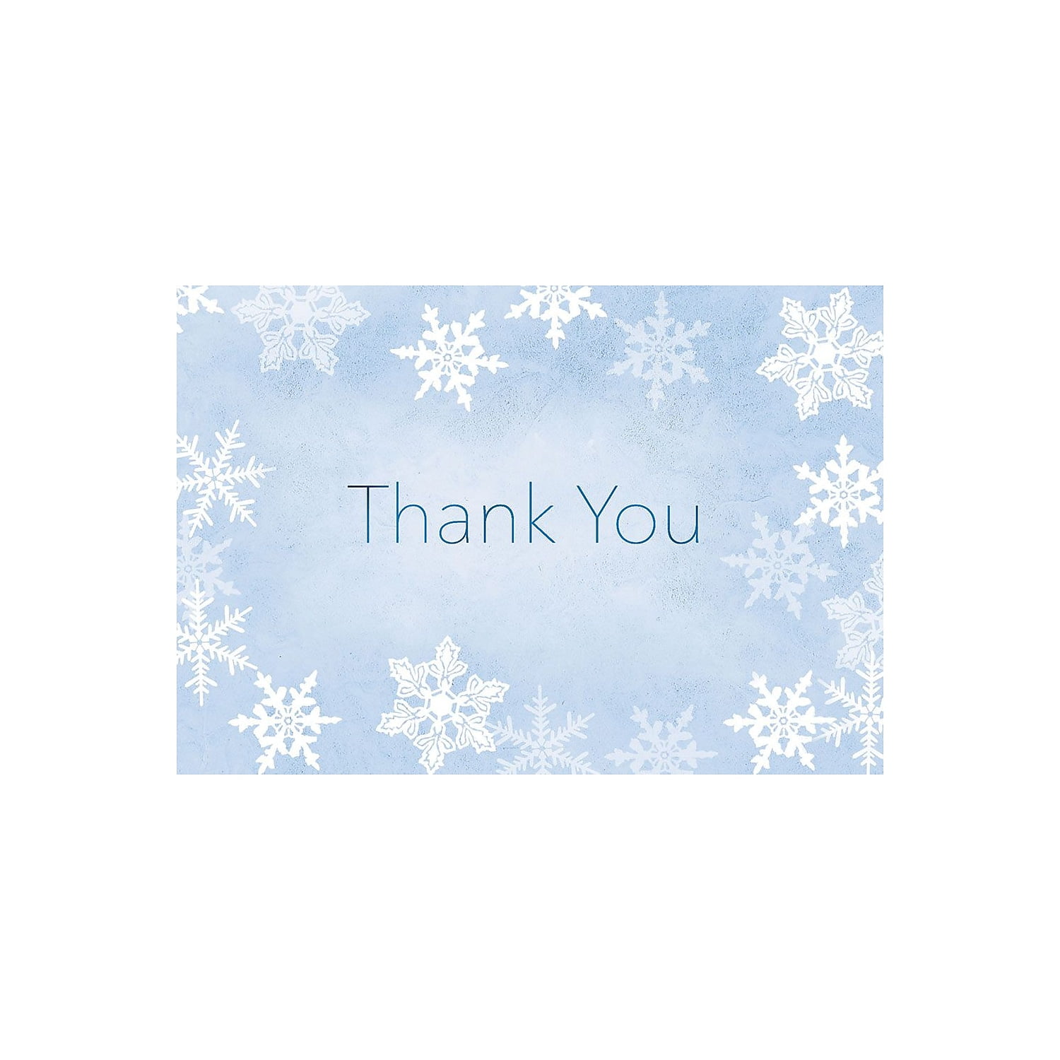 Great Papers! Merry Snowflake Thank You Note Card 4.875"" x 3.375"" 50 ...