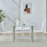 Rectangular Dining Table Chair Set Space Saving Dining Room Home ...